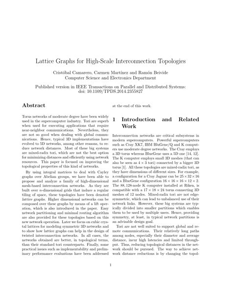 pdf lattice graphs for high scale interconnection topologies