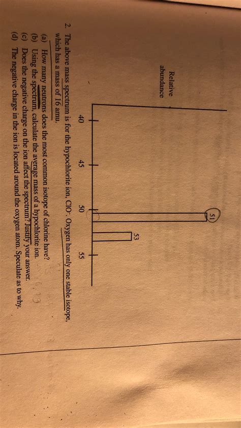 How Do We Determine The Percentage Of Abundance From The Chart For B R Apchemistry