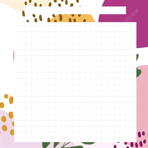 Notebook Border PNG Image Notebook Simple Abstract Cartoon Cute Border Notebook Cartoon Cute