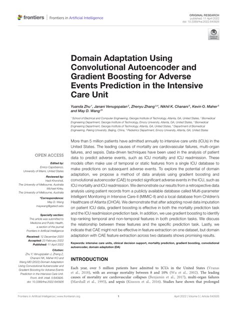 Pdf Domain Adaptation Using Convolutional Autoencoder And Gradient