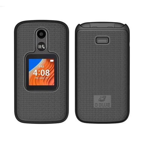Grid Textured Hard Shell Case Cover For Alcatel Tcl 4058r Flip Phone Black Ebay