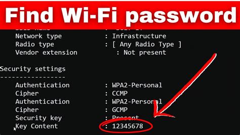Cmd Show Wi Fi Password Windows 10 11 Youtube