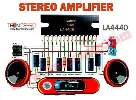 Subwoofer Amplifier Circuit Tda2030 Jrc4558 Ic Tronicspro