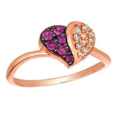 Le Vian Ring Featuring Passion Ruby Nude Diamonds Set In 14k Strawberry