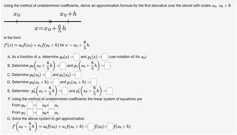 solved using the method of undetermined coefficients derive