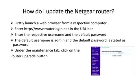PPT Updating Guide For Netgear Wireless Router PowerPoint Presentation ID
