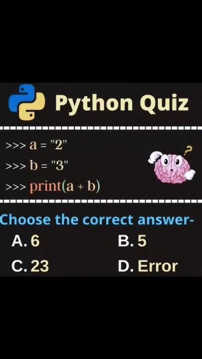 Can You Solve This Python Quiz Feedshorts Coding Webcoding Python