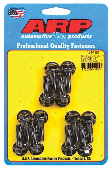Bolt Set Header ARP LS Engine 1 4 Wide Header Flange OPGI Com