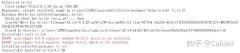 如何装 64 Bit Ta Lib 知乎