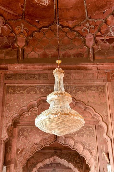 Jama Masjid Mosque Interior Stock Image Image Of Craft Green 48103185