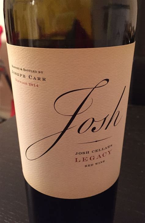 2014 Josh Cellars Legacy Red Blend Wine Red Blend Wine Wine Bottle Wine