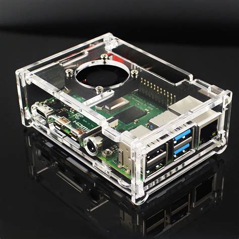 Electrical Equipment Supplies Sensors Raspberry Pi Transparent Clear Acrylic Case Shell