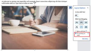 How To Lock An Image In Microsoft Word