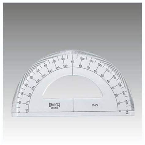 Omega Circular Protractor Architecture Supplies