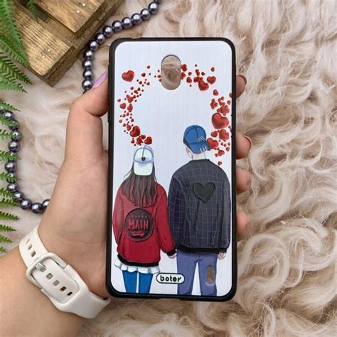 قاب گوشی Nokia 1 Plus نوکیا ژله ای طرح برجسته فانتزی عاشقونه کد 45260