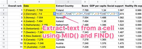 Episode 52 Extracting Text From The Middle Of A Cell Using World