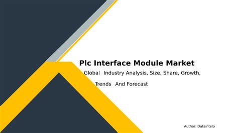 Plc Interface Module Market Report Global Forecast From 2025 To 2033