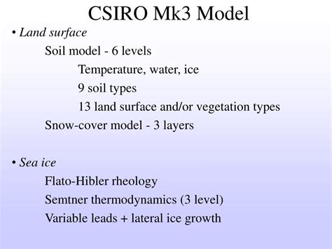 Ppt Csiro Mk3 Climate Model Tropical Aspects Powerpoint Presentation Id 3727942