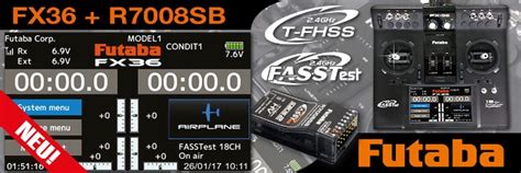 Futaba Fx36 Pultsender 24ghz Fasstest R7008sb World Of Heli