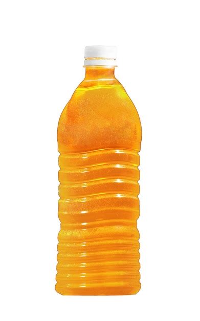 Premium Photo Plastic Bottle Of Orange Juice Isolated On White