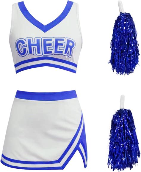 Cheerleader Costume For Women Sexy Cheerleading 3pcs