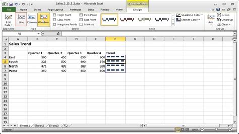 Excel Edit Sparklines Youtube