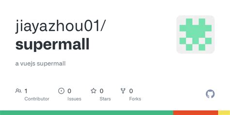 github jiayazhou01 supermall a vuejs supermall