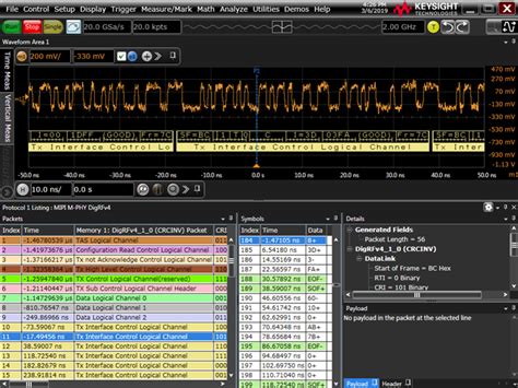 d9010mpmp mipi m phy protocol decode trigger software digrf lli csi 3