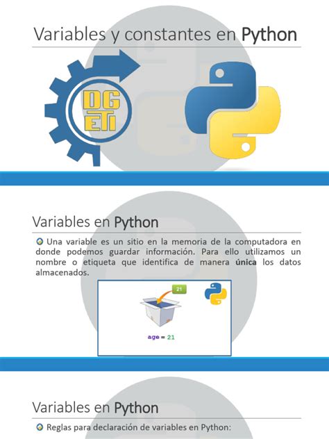 Variables Y Constantes Pdf