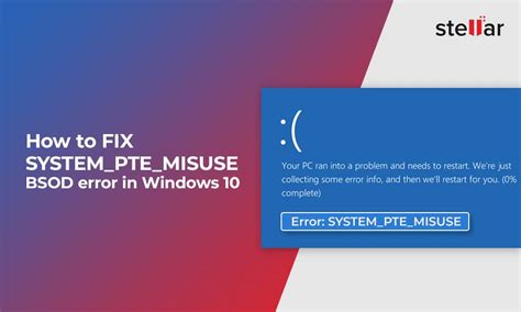 How To FIX SYSTEM PTE MISUSE BSOD Error In Windows