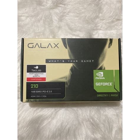Placa de vídeo GeForce gtx 210 1GB | Shopee Brasil