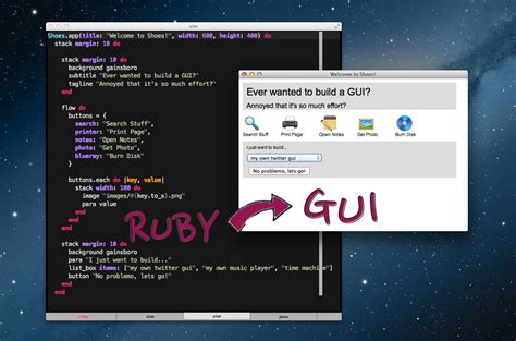 shoes the easiest little gui toolkit for ruby