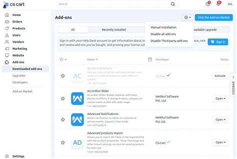 Cs Cart Ai Reporting Extension User Guide