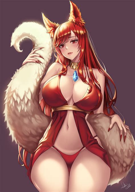 Foxfire Ahri Danbooru