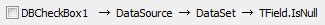 Delphi How To Display NULL Value As Unchecked State In A TDBCheckBox