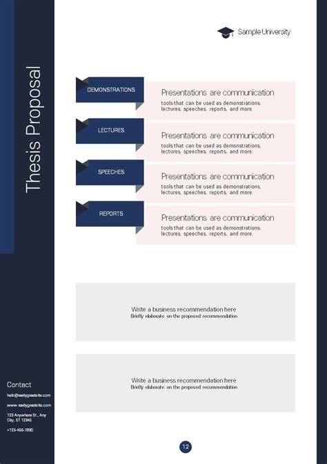 기획안 양식 Ppt 템플릿