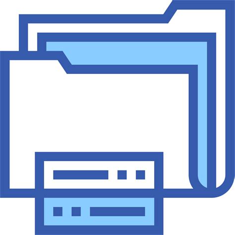 Folder File Storage Network Server System Database Icon