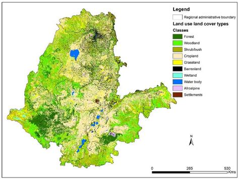 The Spatial Distribution Of Major Lulc Types In The Raa Download