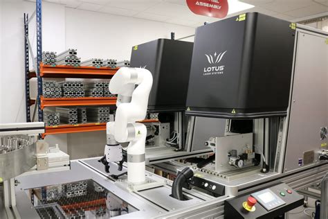 Lotus Laser Showcases Cutting Edge Automated Cobot System • Lotus Laser Systems
