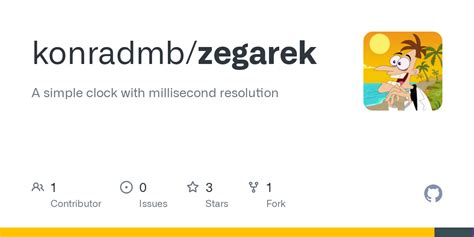 Github Konradmbzegarek A Simple Clock With Millisecond Resolution