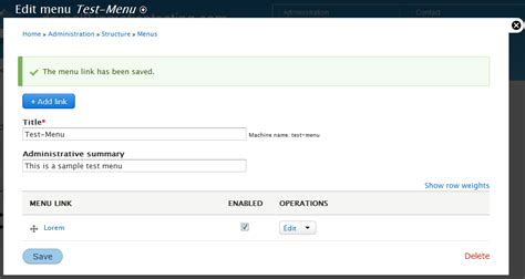 How To Add Items To Your Menus In Drupal 8 Inmotion Hosting