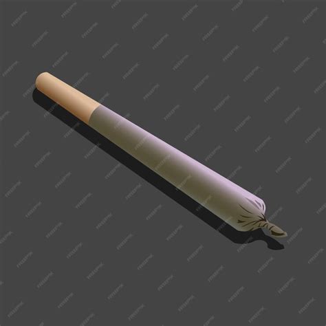 Gradient Weed Joint Vector Illustration Premium Ai Generated Vector