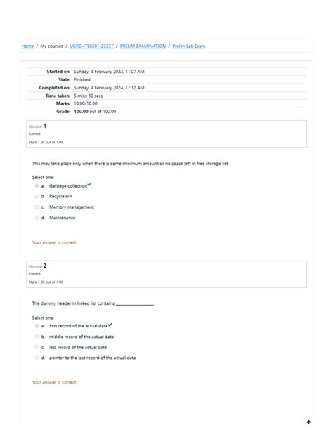 Prelim Lab Exam Pdf Computer Science Computing