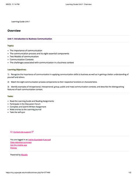 Learning Guide Unit Overview PM Learning Guide Unit Overview Studocu