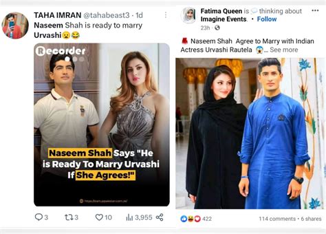 Naseem Shah Did Not Propose Urvashi Rautela To Marry