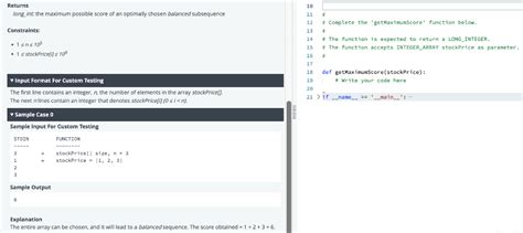Solved 8 Maximum Score A Report Containing A Stocks Prices