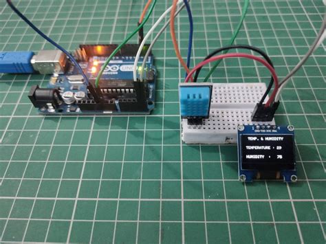 Dht With Arduino OLED Display What Is Measure Humidity And Temp