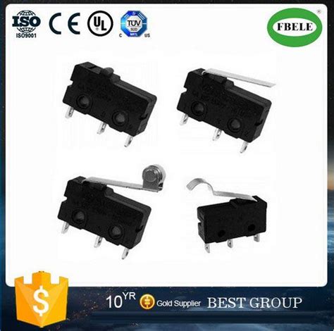 IP67 Waterproof Micro Switch 5A Micro Switch Touch Push Button Micro Switch Switch And Connector