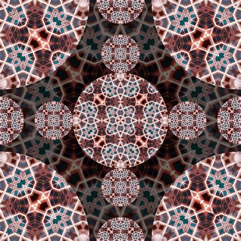 Premium Photo Seamless Abstract Symmetrical Pattern
