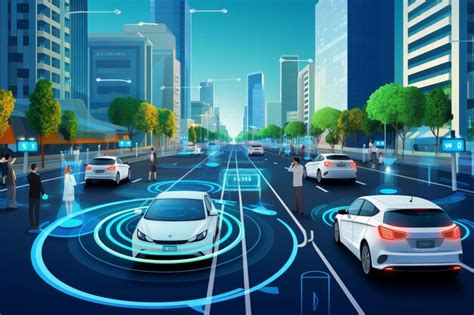 Premium Photo Revolutionary Aipowered Traffic And Pedestrian Vehicle Premium Photo Revolutionary Aipowered Traffic And Pedestrian Vehicle